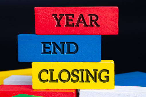 Year End Closing Text On White Notepad Year End Closing Concept Closing ... Year End Closing Text On White Notepad Year End Closing Concept Closing ...