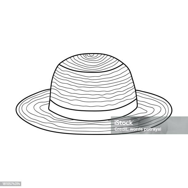 Tangan Digambar Anakanak Menggambar Kartun Vektor Ilustrasi Topi Jerami ... Tangan Digambar Anakanak Menggambar Kartun Vektor Ilustrasi Topi Jerami ...