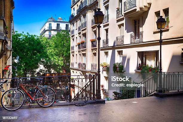 Montmarte 계단 파리 프랑스 파리 일 드 프랑스에 대한 스톡 사진 및 기타 이미지 파리 일 드 프랑스 두발자전거