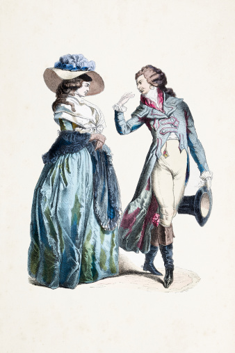 Pasangan Jerman Dalam Pakaian Tradisional Dari Tahun 1770 Ilustrasi ... Pasangan Jerman Dalam Pakaian Tradisional Dari Tahun 1770 Ilustrasi ...