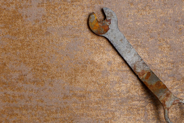 Free picture: Close-up of a rusty old wrench