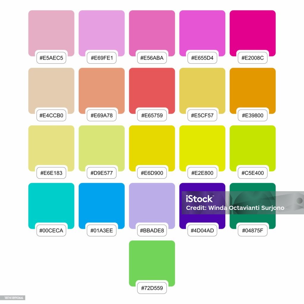Colour Guide Palette Stock Illustration Download Image Now Art