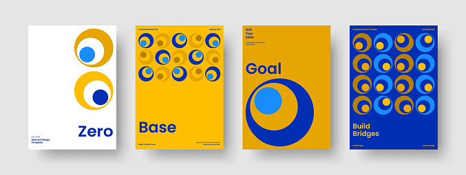 Template Laporan Modern Tata Letak Latar Belakang Geometris Desain
