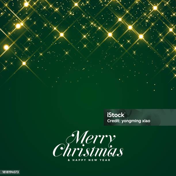 Merry Christmas Sparkling Backgrounds And Vector Elements Collection