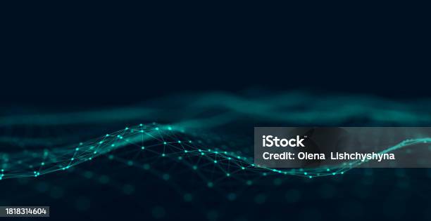 Latar Belakang Digital Abstrak Struktur Koneksi Jaringan Data Besar