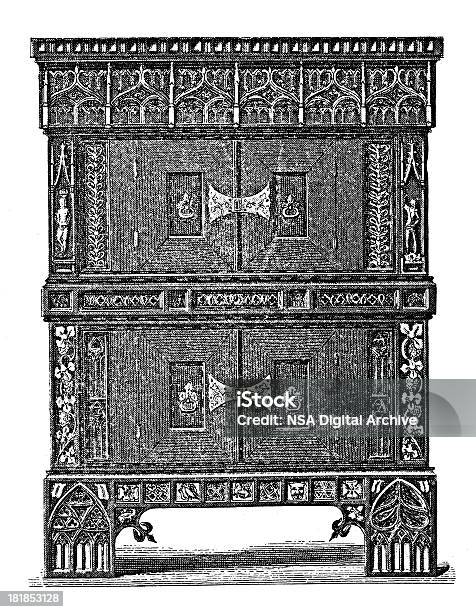 Wardrobe From Xv Century向量圖形及更多一個物體圖片 一個物體 中古時代 人 Istock