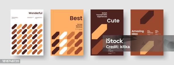 Template Poster Abstrak Desain Latar Belakang Terisolasi Tata Letak