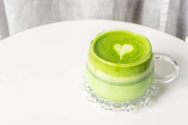 Free Stock Photo of Hot Green Tea with Heart Art | Download Free Images ...