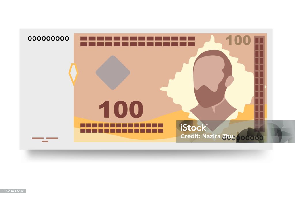 Convertible Mark Vector Illustration Bosnia And Herzegovina Money Set