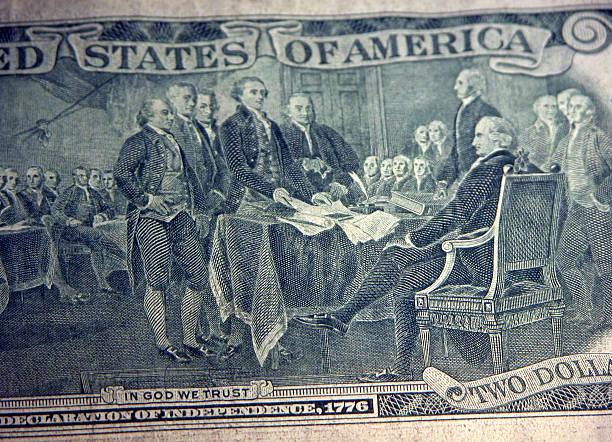 Free picture: United States two dollar bill, declaration of ...