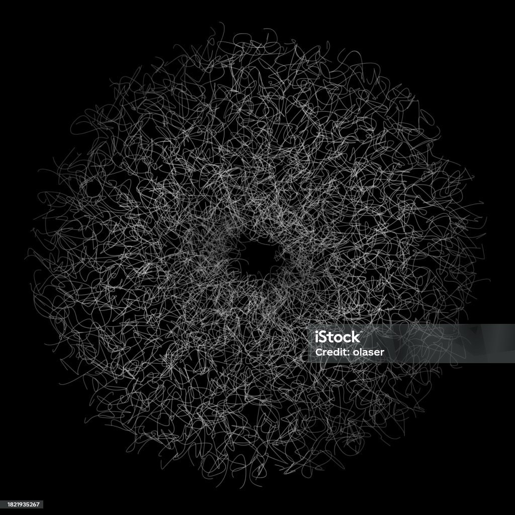 Uneven Circular Curved Lines Pattern Stock Illustration - Download ... Uneven Circular Curved Lines Pattern Stock Illustration - Download ...