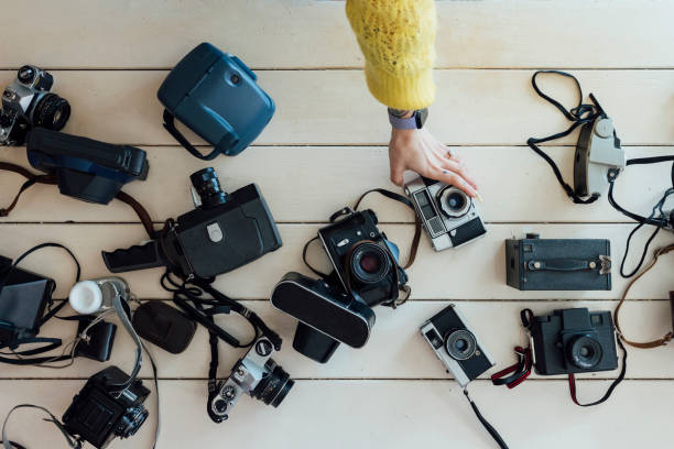 Free Stock Photo of Retro cameras on a table | Download Free Images and ...