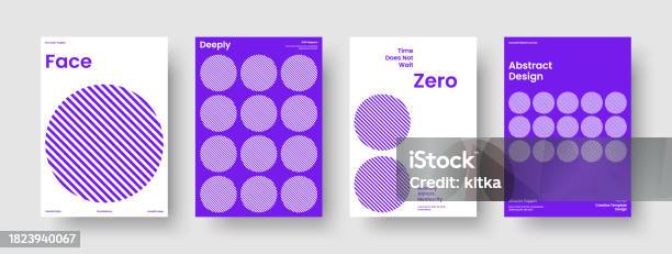 Tata Letak Brosur Terisolasi Desain Poster Geometris Template Flyer