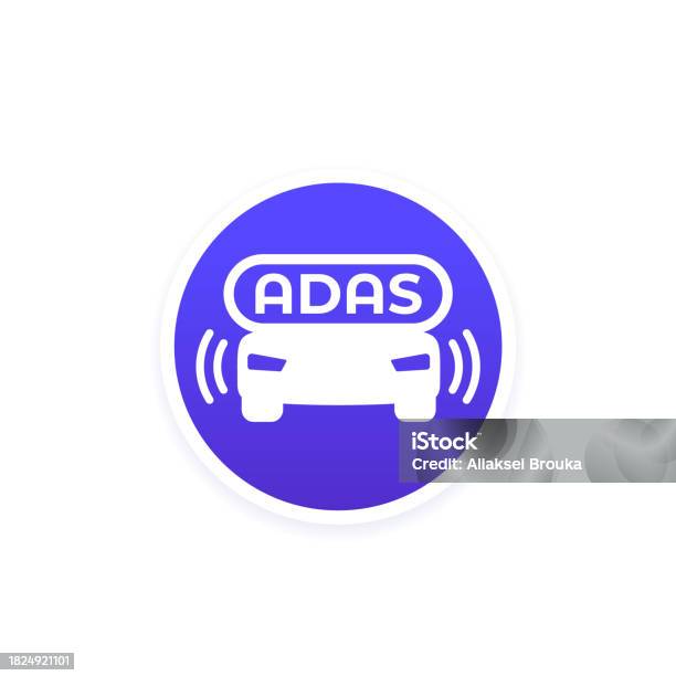 Advanced Driverassistance System Icon Vector Design Stock Illustration ... Advanced Driverassistance System Icon Vector Design Stock Illustration ...