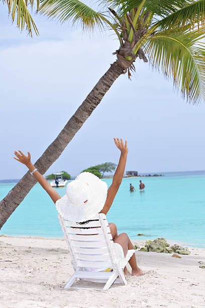 180+ Bahamas Beach Women Coconut Stock Photos, Pictures & Royalty