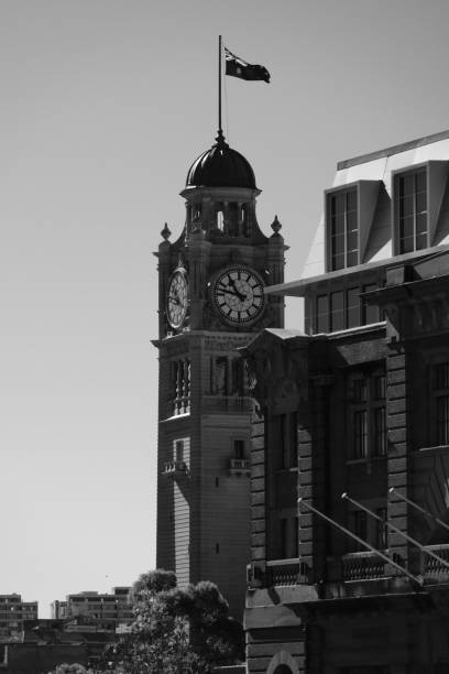 Free Stock Photo of Majestic Clock Tower in Black and White | Download ...