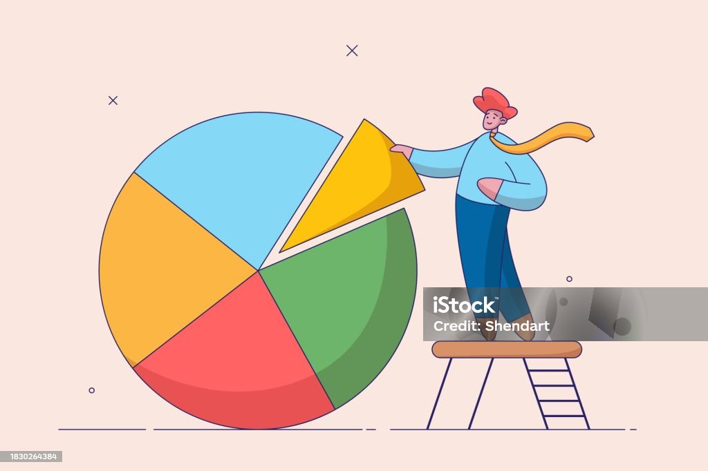 Investment Asset Allocation And Rebalance Concept Businessman On Ladder ... Investment Asset Allocation And Rebalance Concept Businessman On Ladder ...