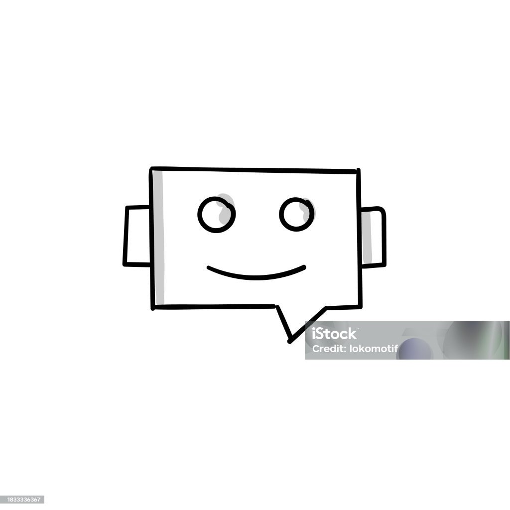 Ai Chatbot Sketchy Doodle Vector Line Icon With Editable Stroke The ... Ai Chatbot Sketchy Doodle Vector Line Icon With Editable Stroke The ...