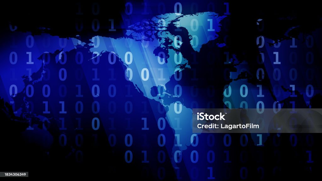 Algorithm Mapping Binary Code In Digital World Of Cybersecurity And