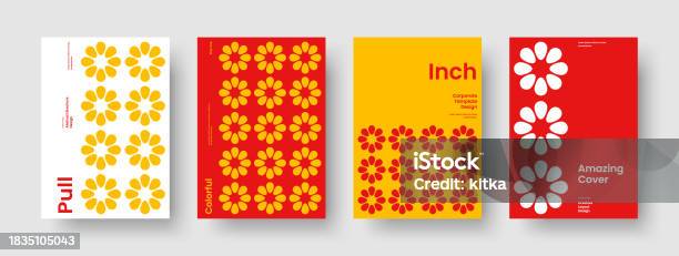 Desain Latar Belakang Kreatif Template Sampul Buku Geometris Tata Letak