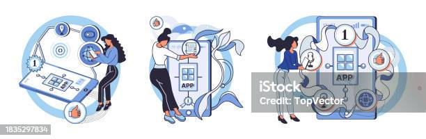 Application Testing Metaphor Vector Software Testing Watchmthat Keeps Lookout For Code Anomalies