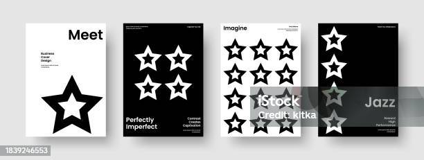 Template Flyer Modern Tata Letak Laporan Geometris Desain Brosur
