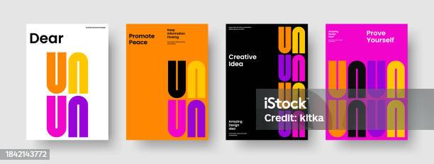 Desain Laporan Geometris Tata Letak Banner Abstrak Template Poster