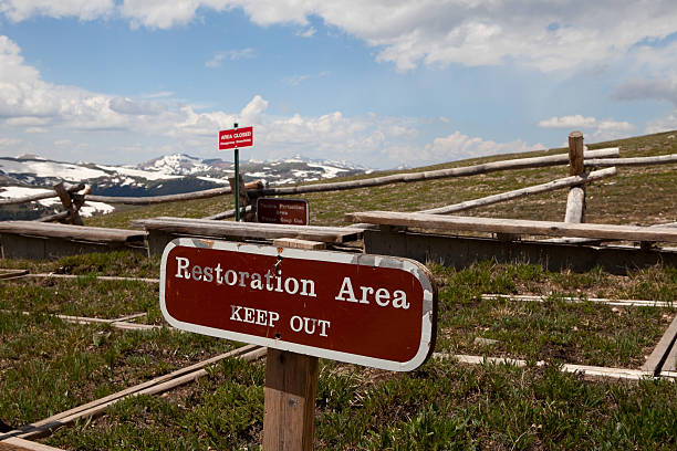 Free picture: habitat, restoration, area, sign