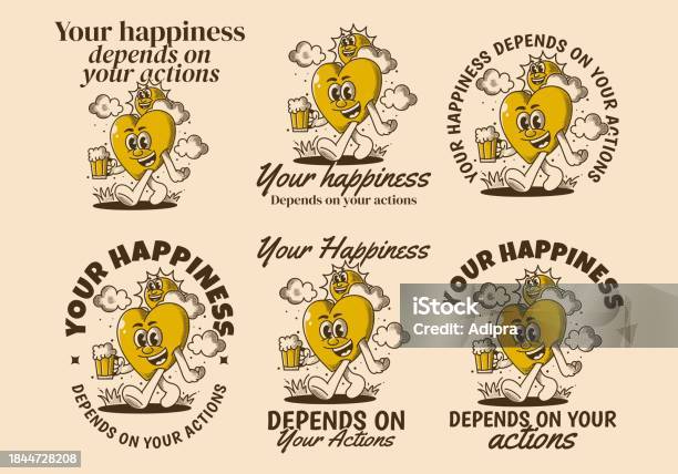 Your Happiness Depends On Your Actions Character Of Sun And Heart
