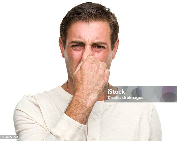 Pria Mencubit Hidung Foto Stok Unduh Gambar Sekarang Bau Tidak Menyenangkan Laki Laki