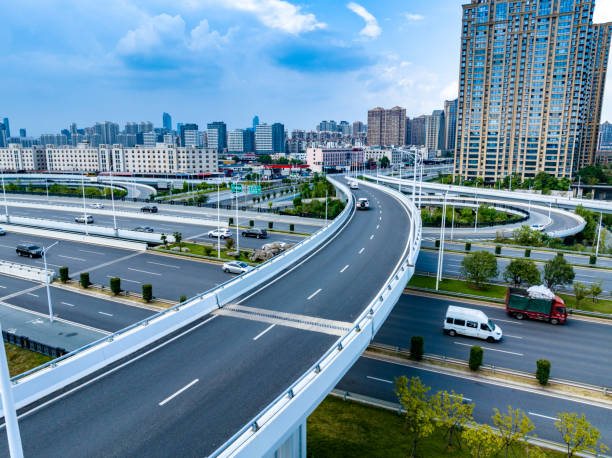 Free Stock Photo of Rush hour traffic on a curved city road | Download ...