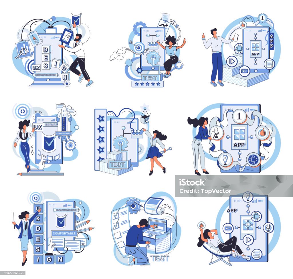 Application Testing Metaphor Vector Software Testing Filter That Keeps Malfunctioning Code From