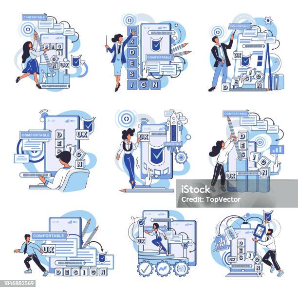 Application Testing Metaphor Vector Application Testing Audit That Every Software Must Pass App