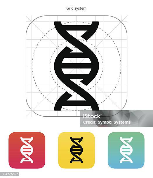Dna 아이콘크기 벡터 일러스트레이션 Dna에 대한 스톡 벡터 아트 및 기타 이미지 Dna 개념 개념과 주제 Istock