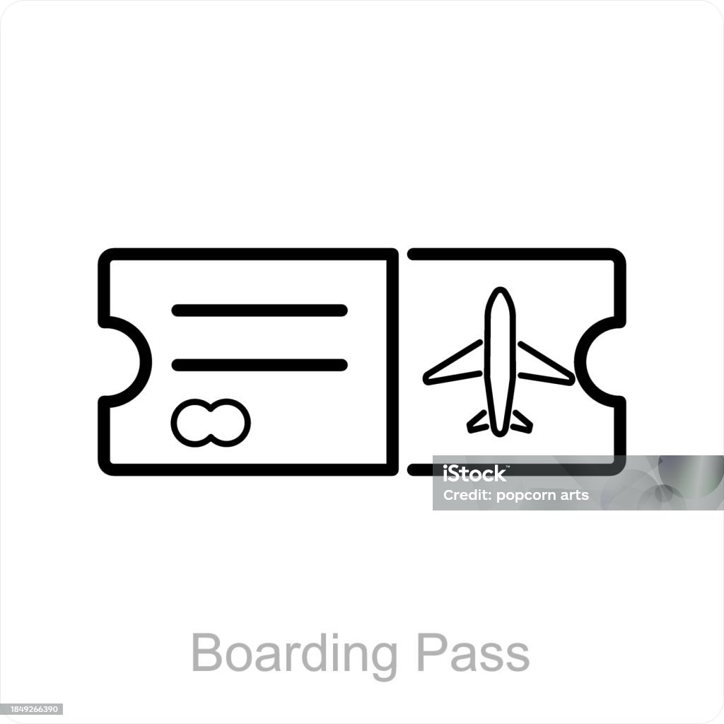 Boarding Pass Stock Illustration Download Image Now Airplane Ticket