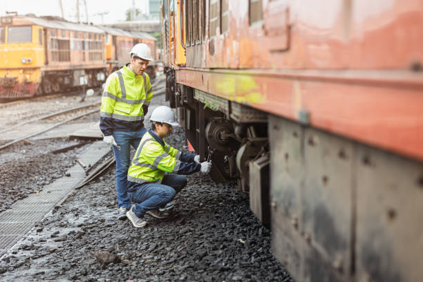 Free Stock Photo of Train station crew working on locomotive | Download ...