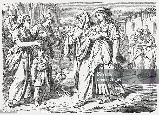 Naomi And Ruth In Bethlehem Stock Illustration Download Image Now