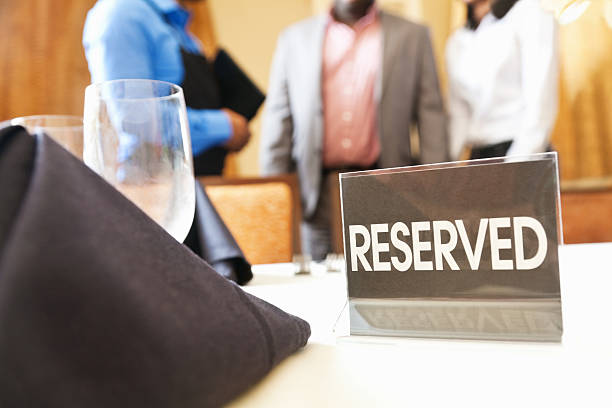 Free Stock Photo of Close up of a Reserved sign on the table | Download ...