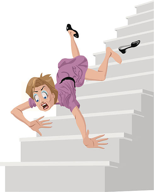 3 000 Falling Down Stairs Stock Illustrations Royalty Free Vector