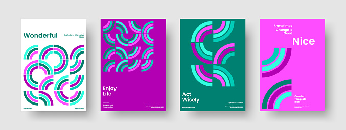 Desain Sampul Buku Abstrak Template Latar Belakang Modern Tata Letak