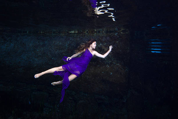 Free Stock Photo of Underwater scene with particles floating in the ...