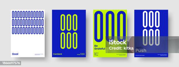 Desain Poster Abstrak Tata Letak Sampul Buku Modern Template Latar