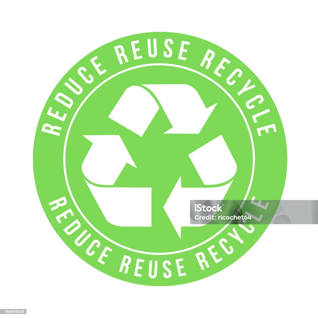 Vetores De Reduzir Reutilizar Reciclar Ícone De Símbolo E Mais Imagens