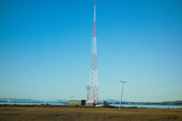 Free Stock Photo of Giant Radio Tower in Vast Field | Download Free ...