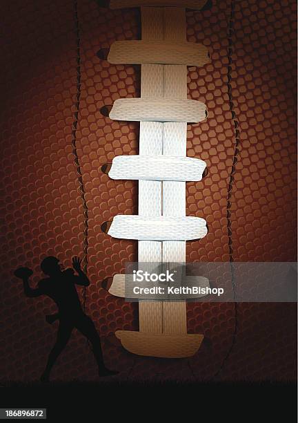 American Football Playerquarterback모든별 배경기술 미식축구장에 대한 스톡 벡터 아트 및 기타 이미지