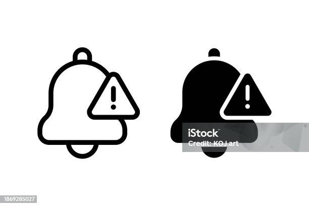 Warning Icon Vector Set Alarm Bell Symbol Stock Illustration - Download ... Warning Icon Vector Set Alarm Bell Symbol Stock Illustration - Download ...