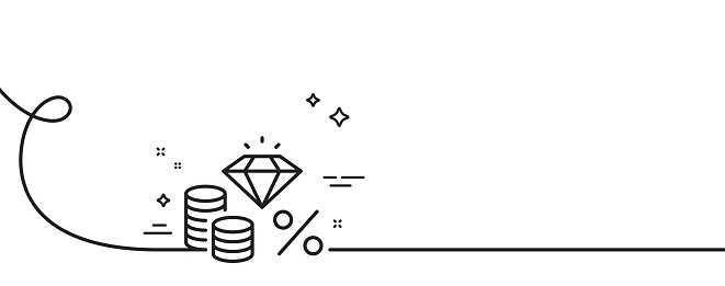 Ikon Garis Pajak Uang Tanda Tarif Pajak Perhiasan Garis Kontinu Dengan ... Ikon Garis Pajak Uang Tanda Tarif Pajak Perhiasan Garis Kontinu Dengan ...