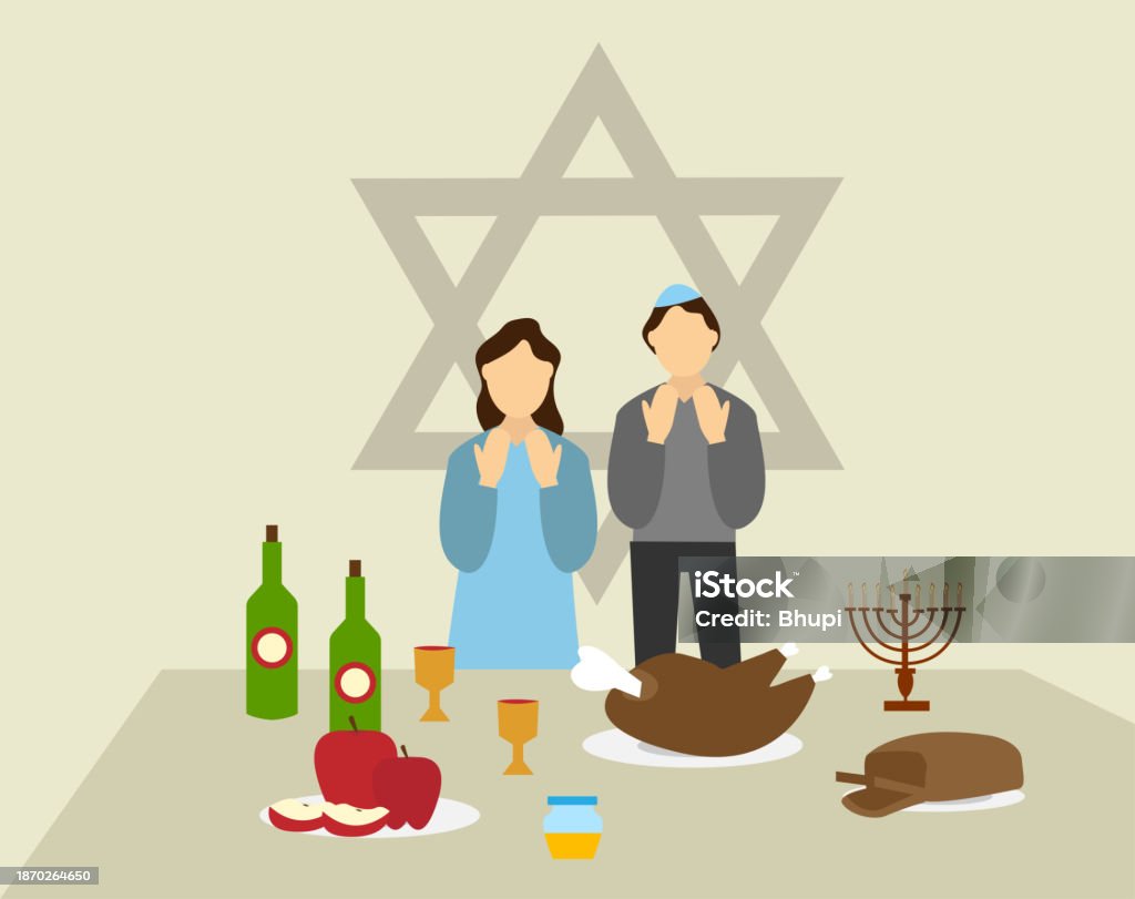 Yom Kippur Primary Holy Day In Judaism Stock Illustration Download