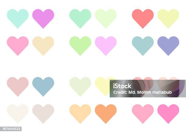 Abstract Color Palette Guide Color Swatch Stock Illustration Download