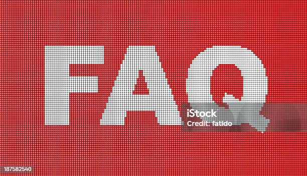 Faq 0명에 대한 스톡 벡터 아트 및 기타 이미지 0명 3차원 형태 디지털 생성 이미지 Istock